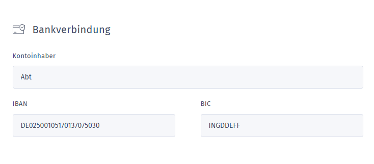 Übersicht der Datenfelder für e-Rechnungen